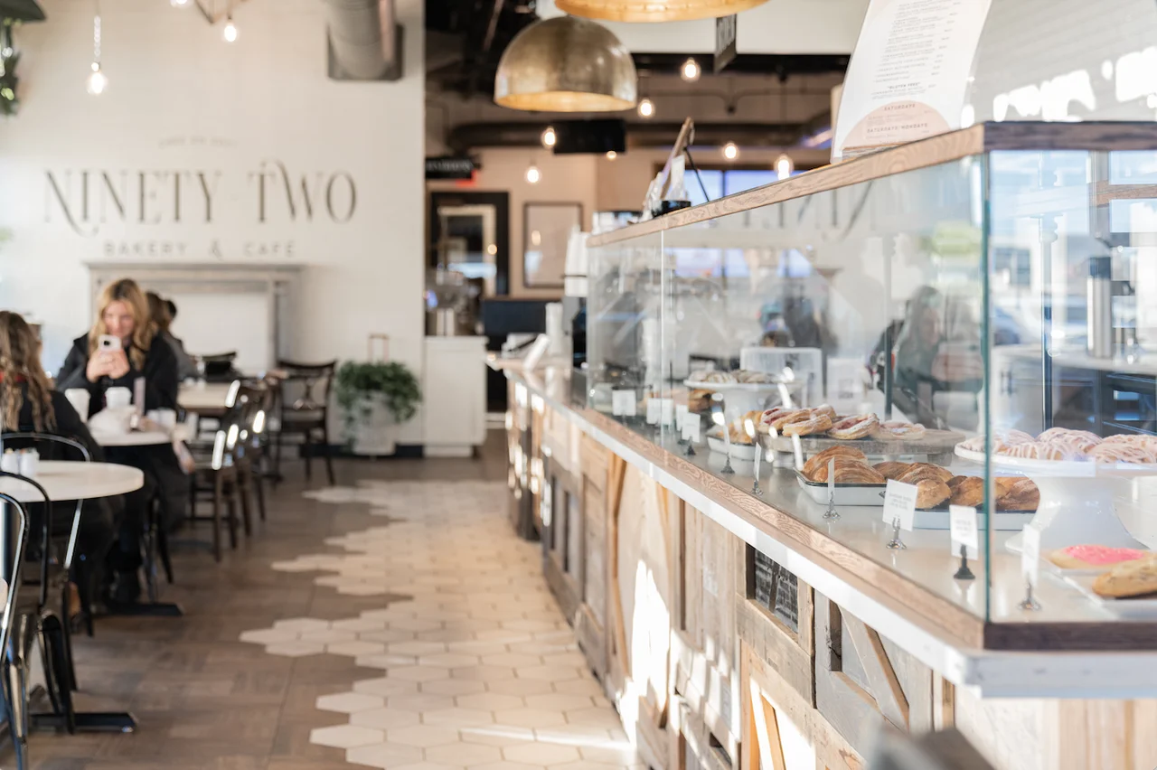 Ninety-Two Bakery and Café - Croissant Chicken Salad Sandwich