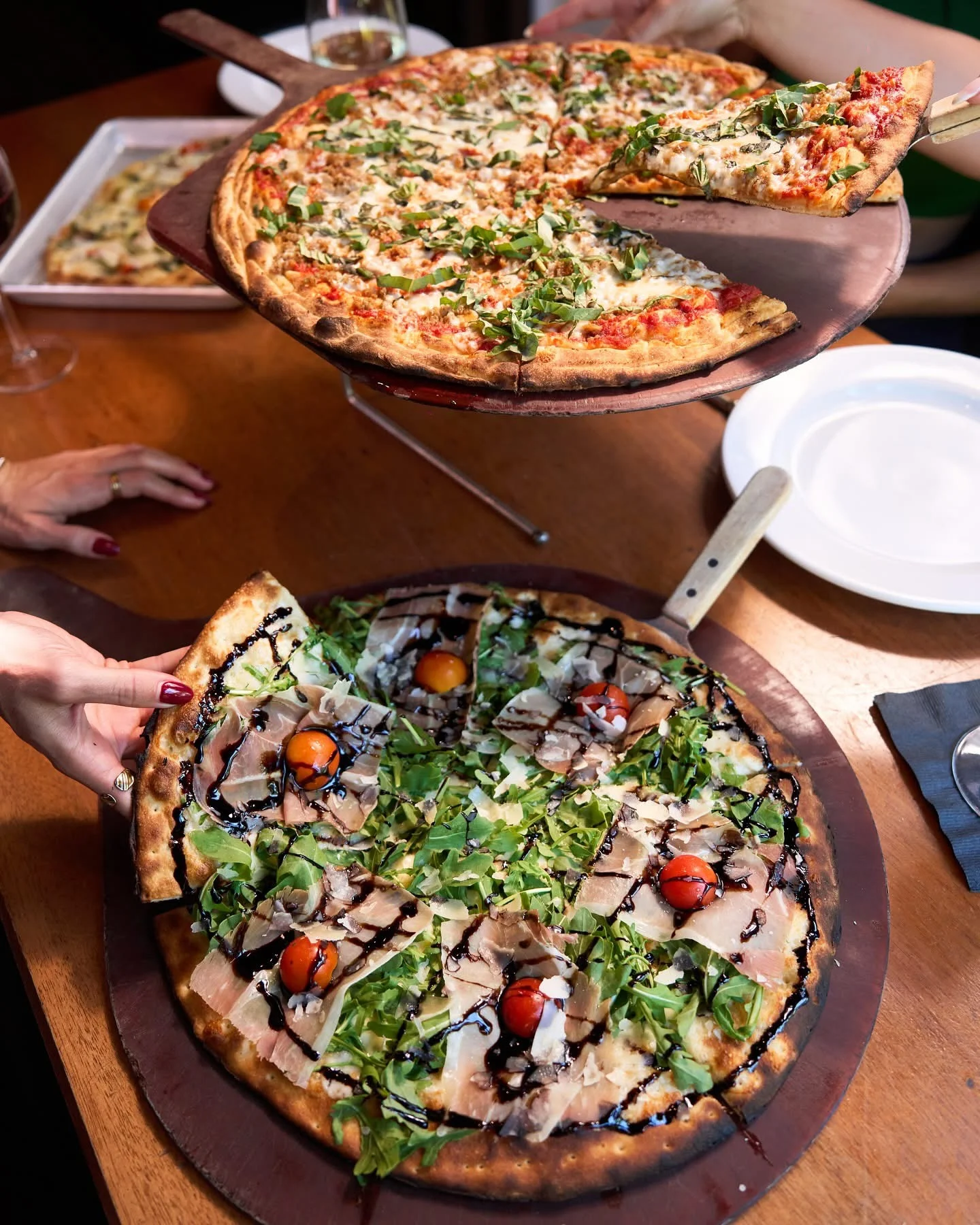 Carmine's Coal Fired Pizza & CG Burgers - L-Coco Crusted Salmon Salad