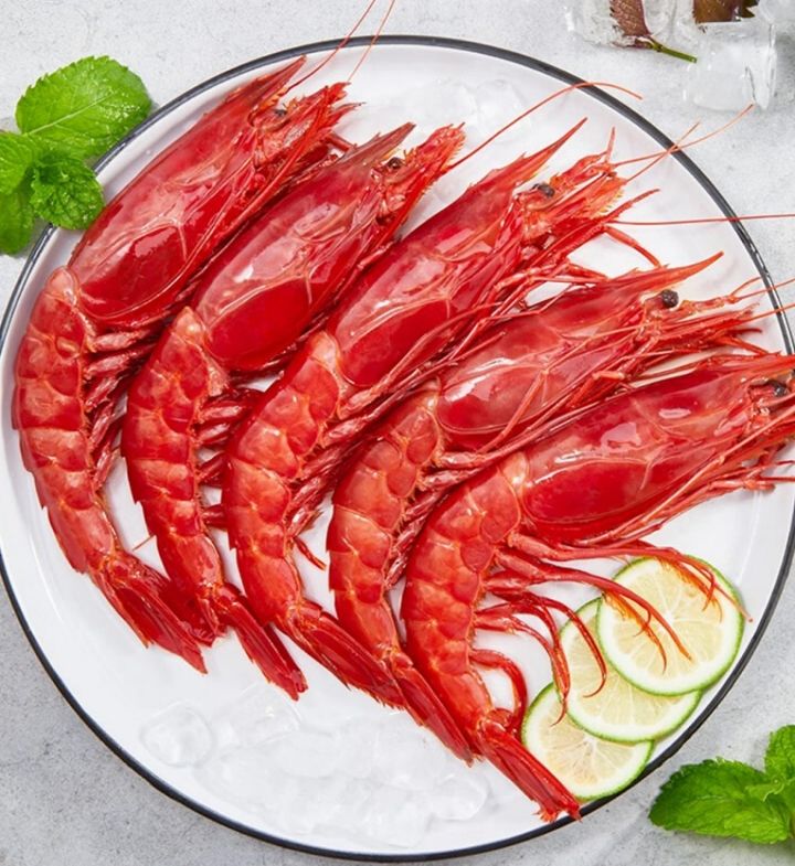 Smart Kitchens Inc - Pan-fried Patagonia Giant Red Prawns with Scallion ...