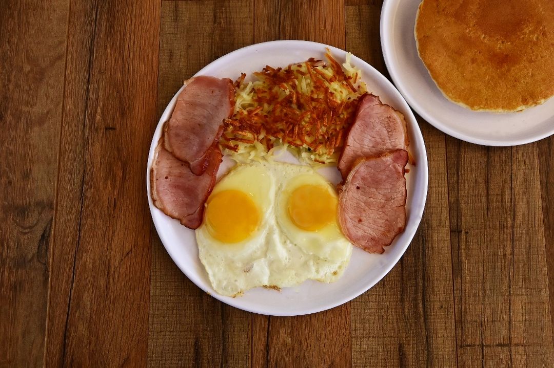 Chris' Pancake & Dining - Meatloaf Benedict