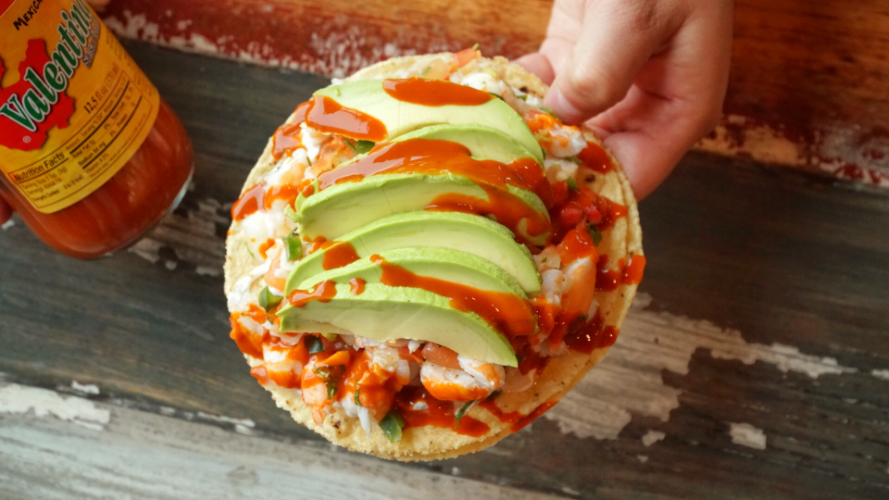 Ceviche Tostada | El Burrito Loco