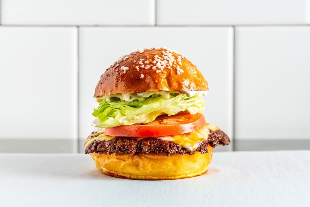 Bridge District - Red, White & Slate Trucker Hat