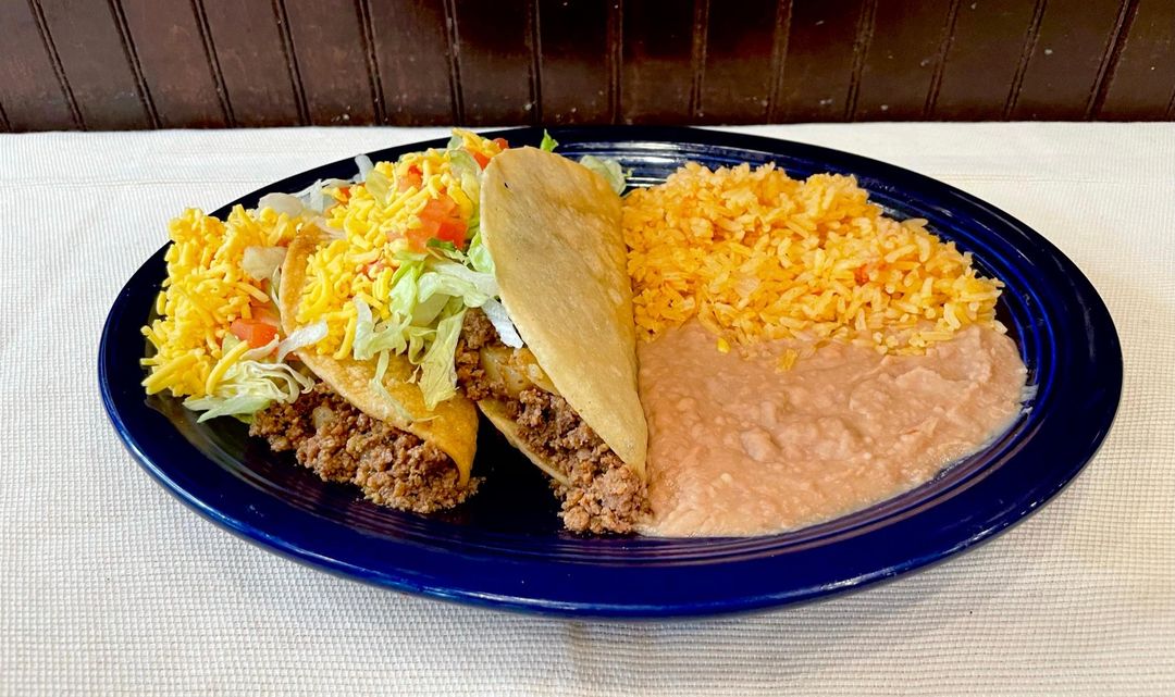 Crispy Taco Plate | Panchitos Mexican Restaurant