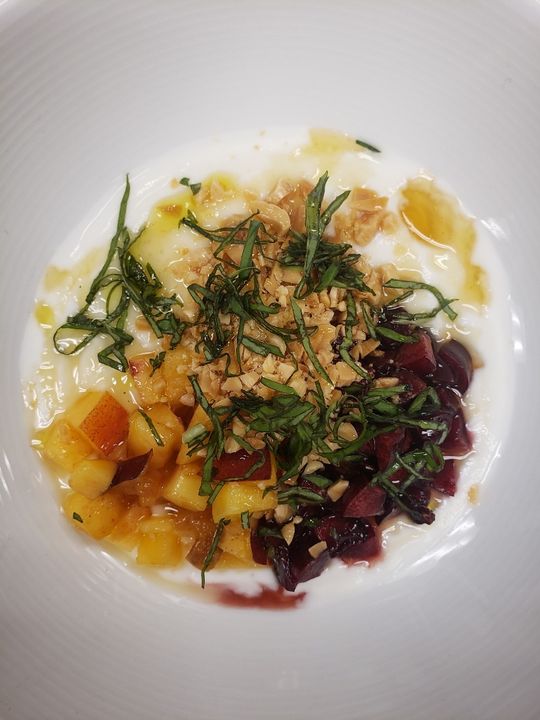 O+O Pizza / The Clover & the Bee - Pistachio Chocolate Chunk Muffin