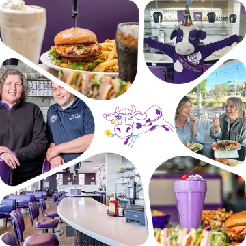 The Purple Cow | Classic American Diner Chain in Little Rock, Arkansas