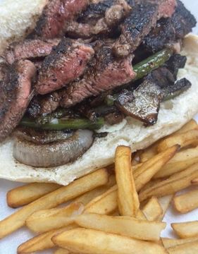 Wesley’s Grill - Prime NY Strip, Lobster Tail, & Shrimp with Oven Baked ...