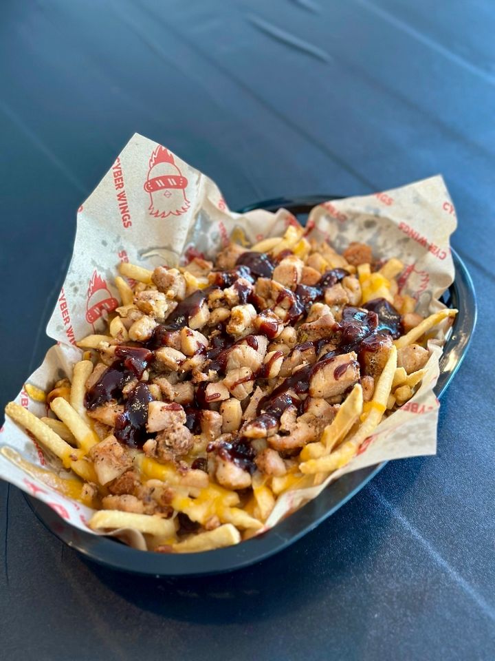 CYBER WINGS - Waffle Cut Fries - Party Tray