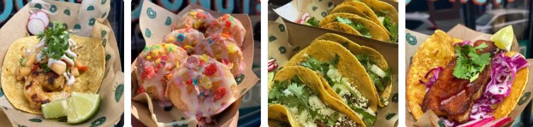 Taquero Tacos and Donuts - Slow Roasted Brisket Burrito