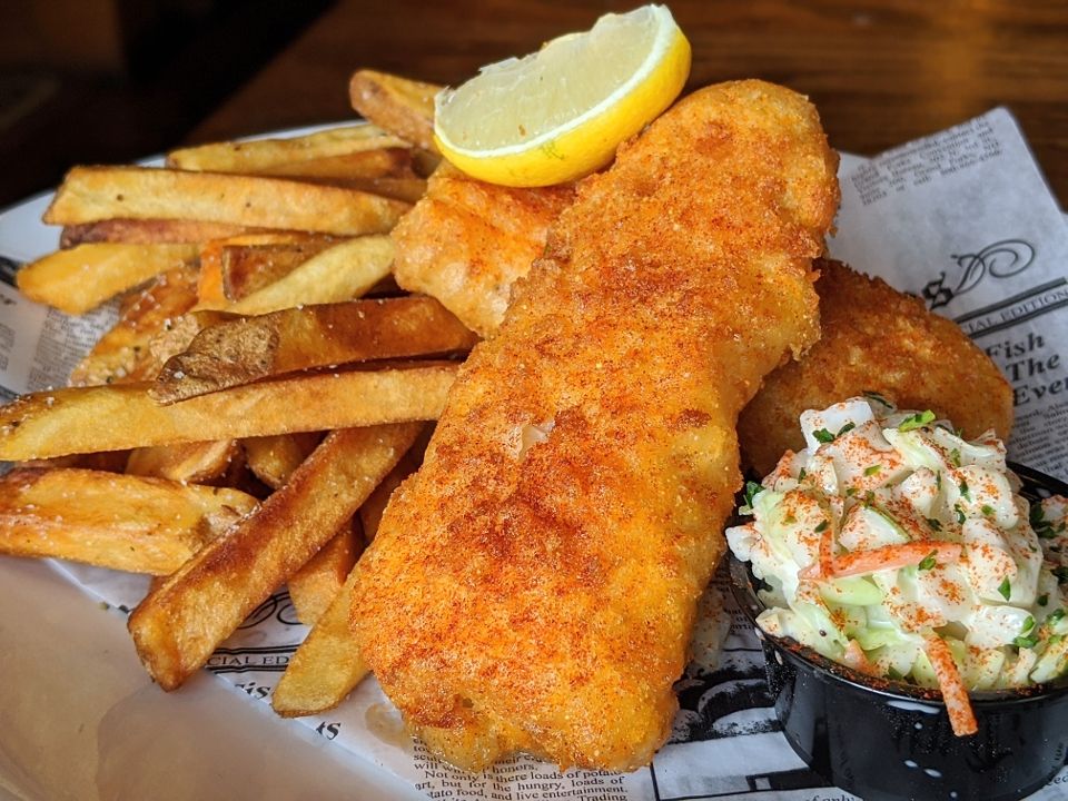 Logan's Irish Pub - Grilled Snapper Fish Tacos