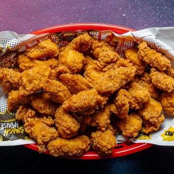 Smash House - Monsey - Kids Popcorn Chicken, French fries, juice box ...