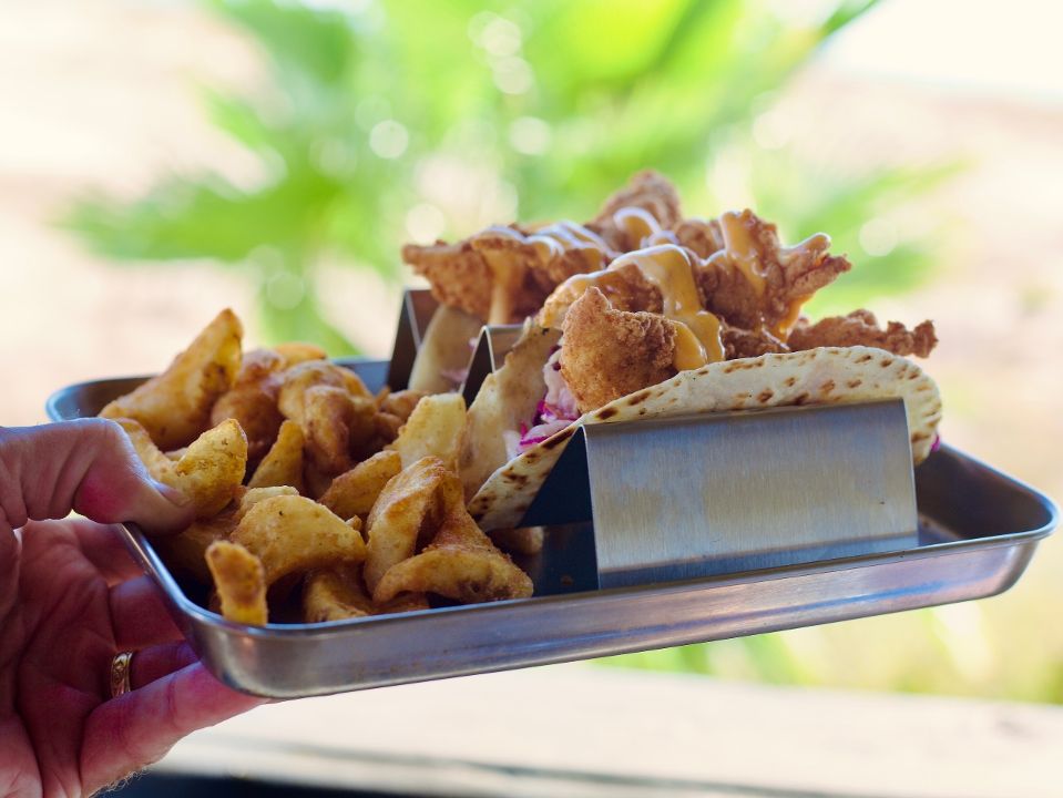 Island Grill - Grouper Reuben