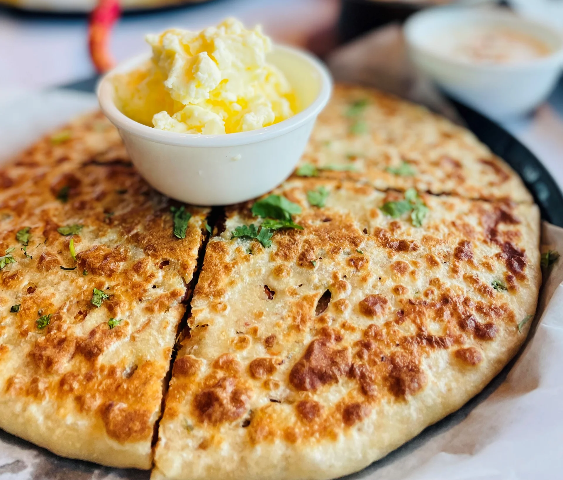 101 | Paratha - 75. Makai Ki Bahar - Sweet Corn Cheese Pyaz Murg Paratha