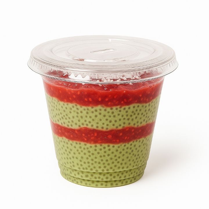 chia pudding plastic cups