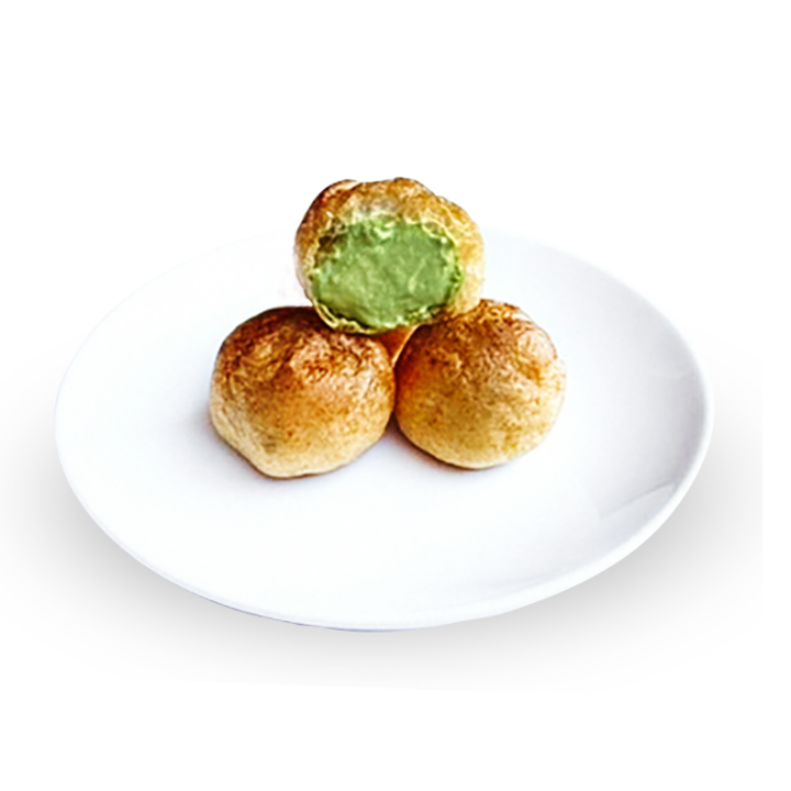 Matcha Mini Cream Puffs | Onigilly Japanese Kitchen