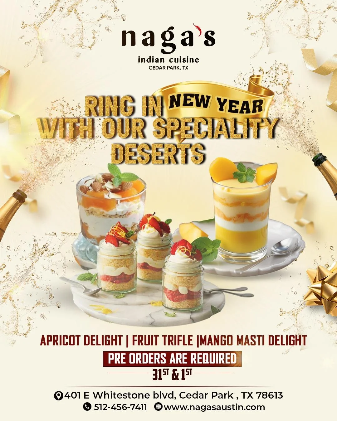 Naga’s Indian Cuisine | Best Biryani, Dosa & Indian Buffet in Austin,