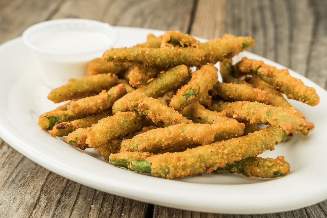 Fried Green Beans | The Purple Cow