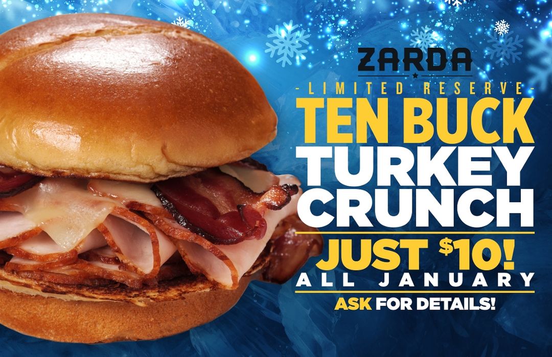 Zarda Bar-B-Q Blue Springs - Turkey Crunch Sandwich