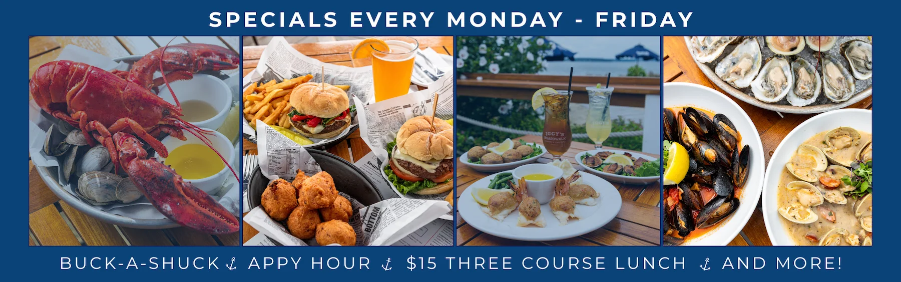 Iggy's Boardwalk - 2.5 Boiled Lobster/Steamer