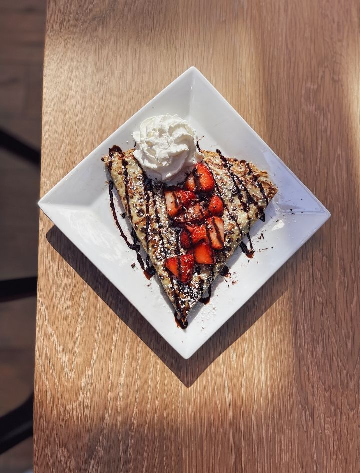 Botanical Creperie - Bacon, Egg, and Cheese Crepe