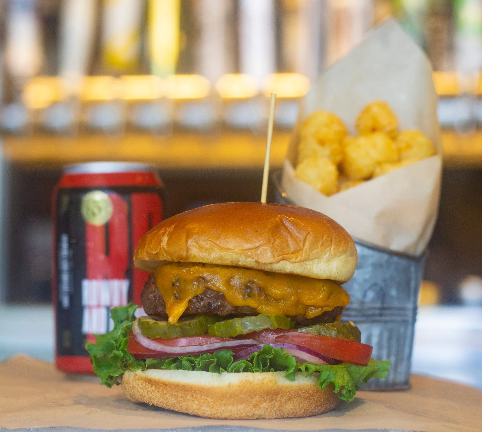 Hudson Grille - Little Five Points - The Mac Daddy Burger