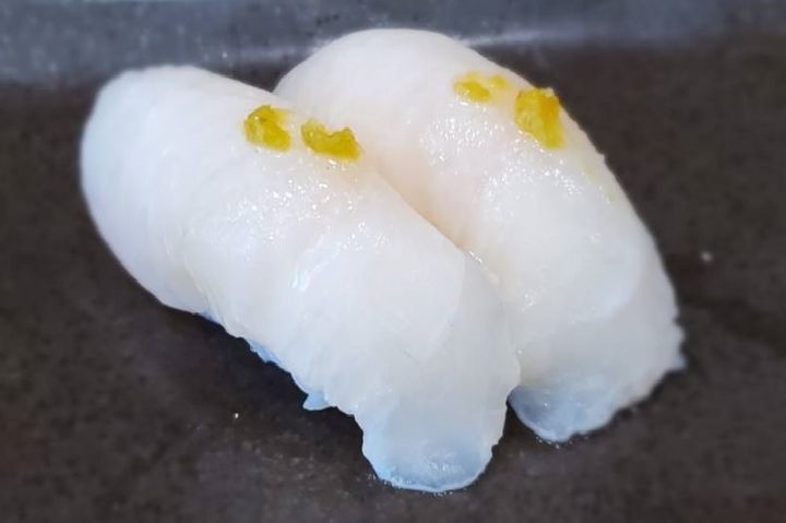 halibut sushi