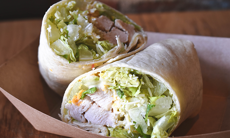 Grilled Chicken Caesar Wrap | OX-B's