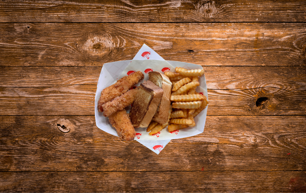 Row Row Chicken Co. - Kids Nuggets and Fries