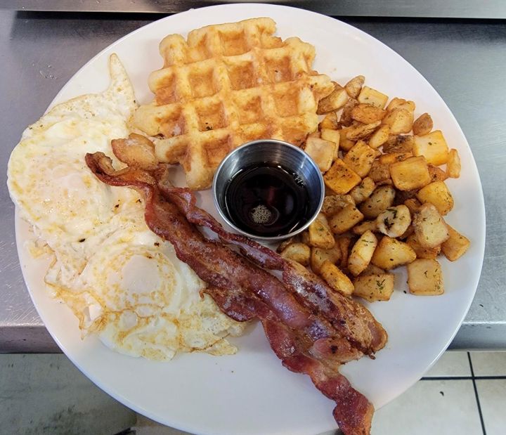 116 S 1st St, Unit A - Raspberry Peach Chipotle BBQ Waffle