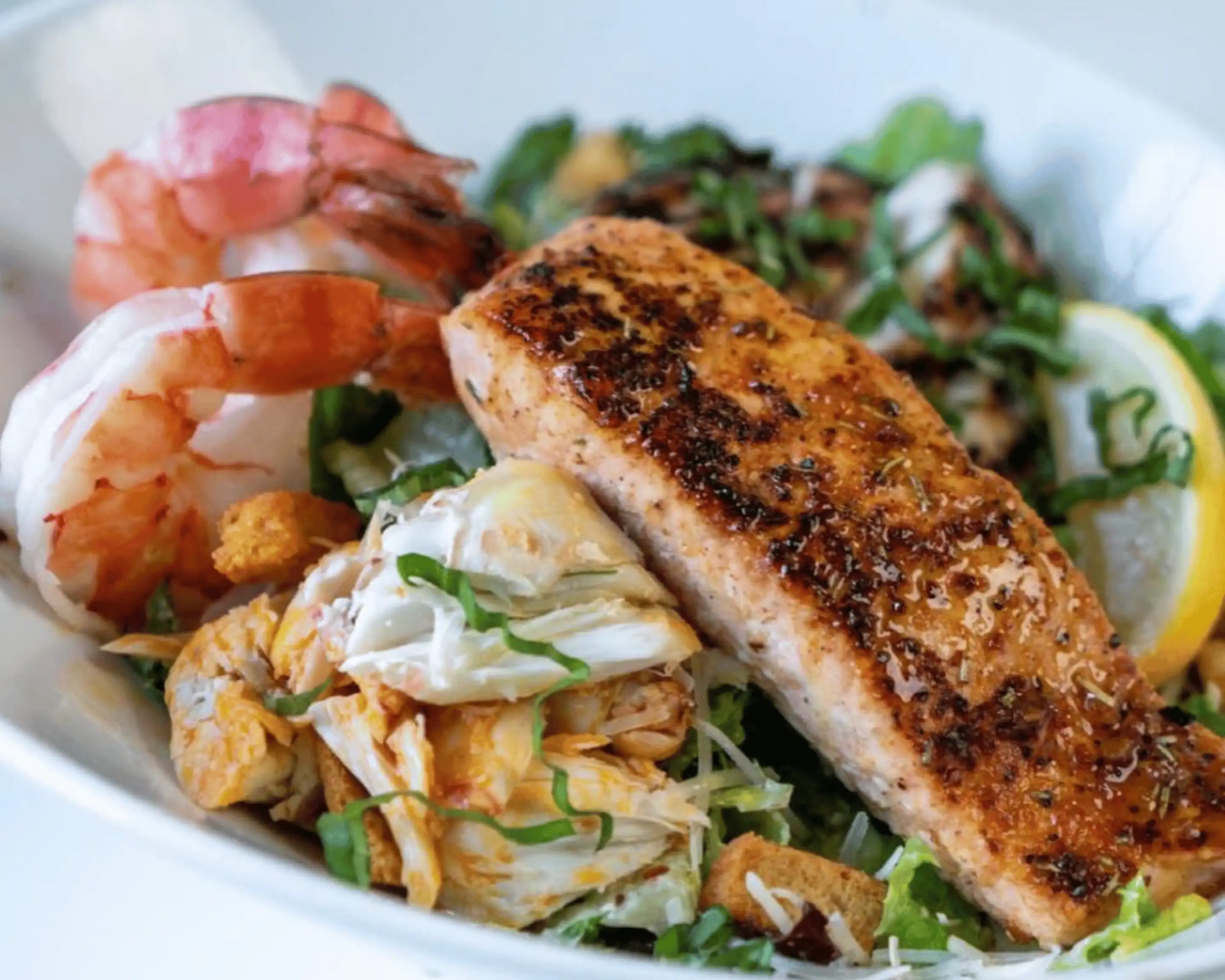 Crofton - Jerk Salmon Caesar Pasta