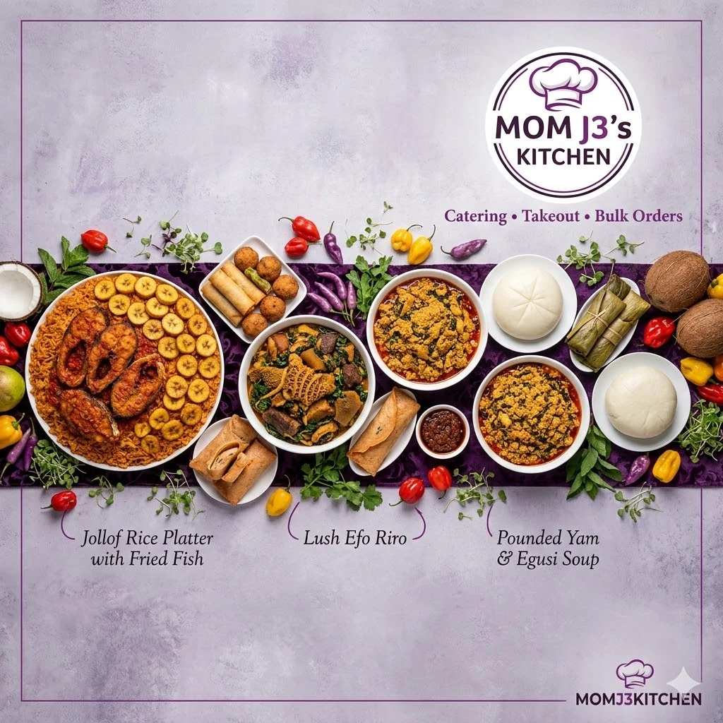 MOM J3's KITCHEN - Fresh & Fried Fish Stew & Pepper Soups
