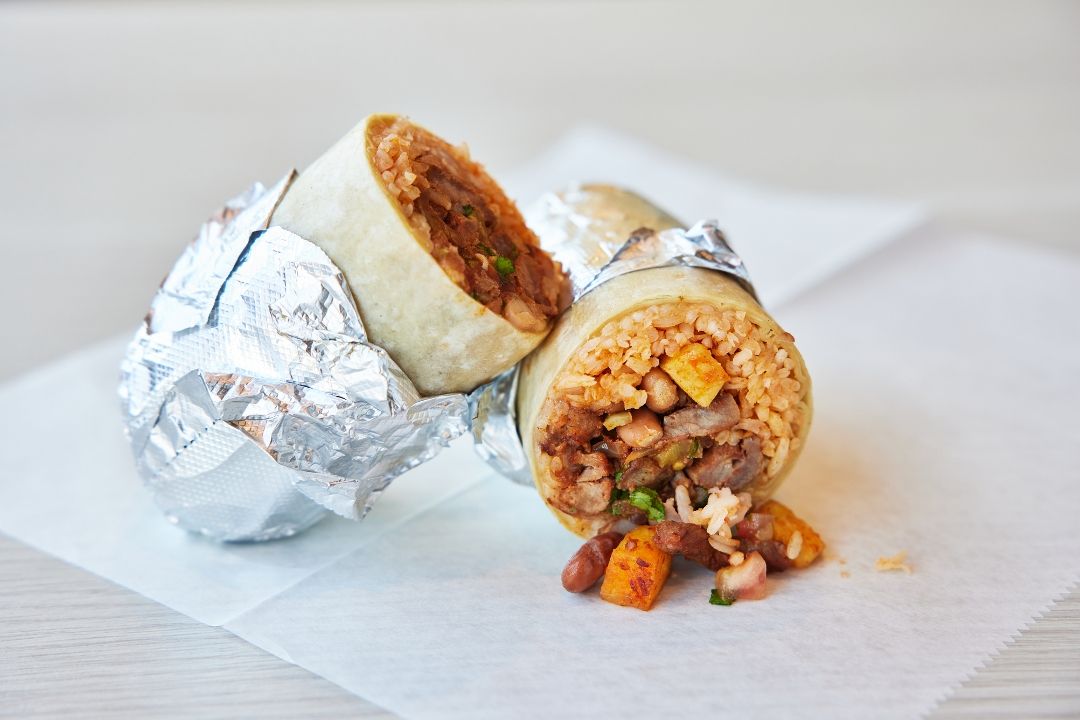 Anna's Taqueria MGH/Beacon Hill - Super Super Chimichurri Steak Burrito