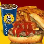 Hippo Burgers - Conroe 2016 N Frazier St - 10 Hippo Blue Cheese Burger