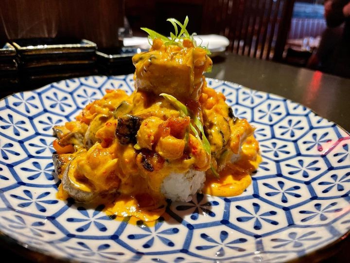 volcano roll fried