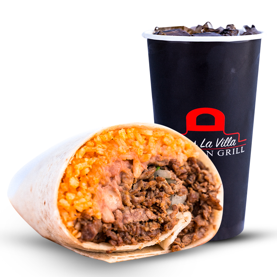 #2 Burrito Combo | Tacos La Villa