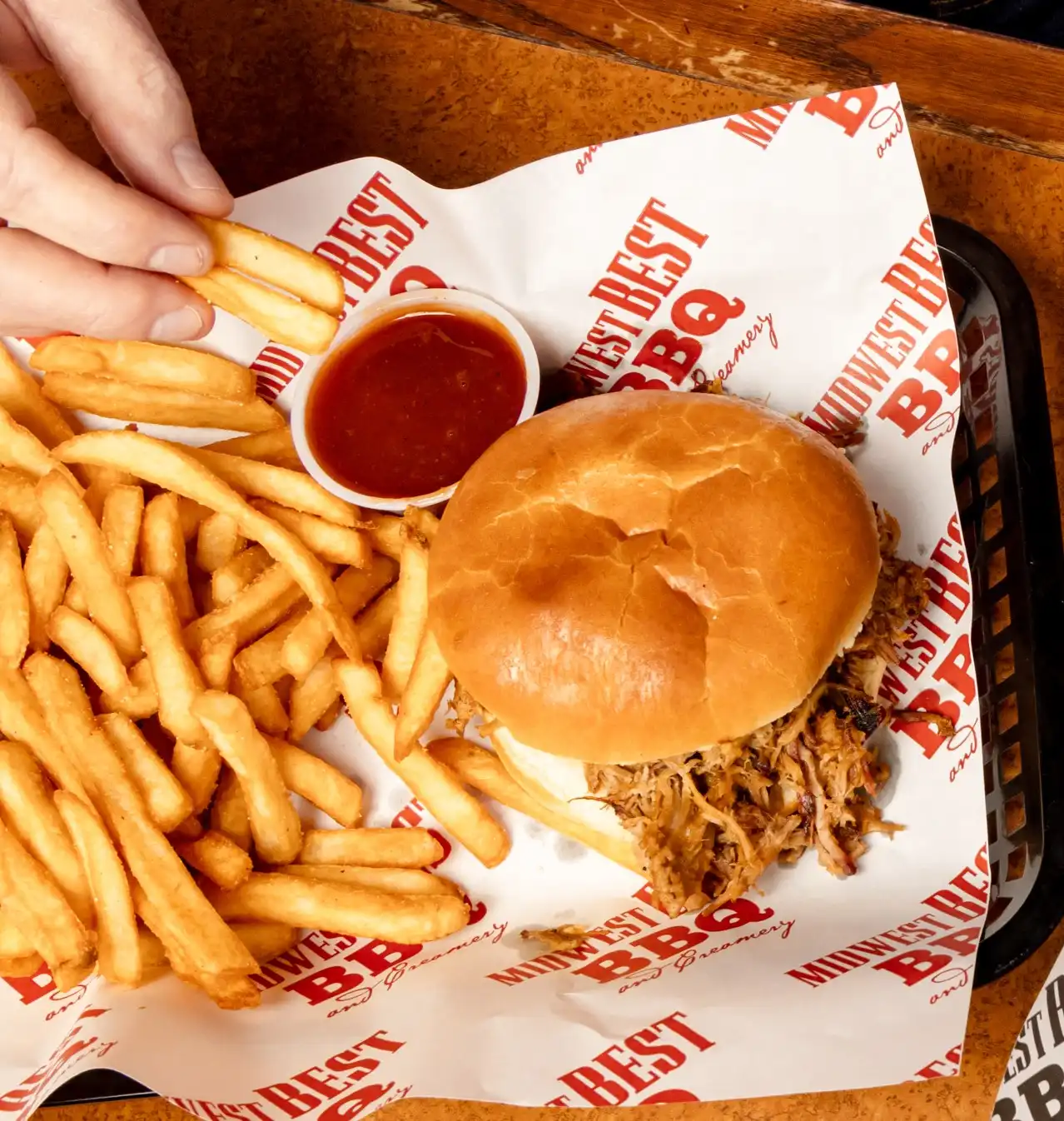 Midwest Best BBQ and Creamery - Smoked Fried Wing Sampler 25 GFunk/25 ...