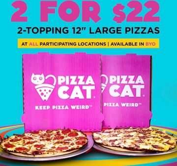 Pizza Cat Express Madison Heights - Small Build Your Own - 3 Topping Pizza