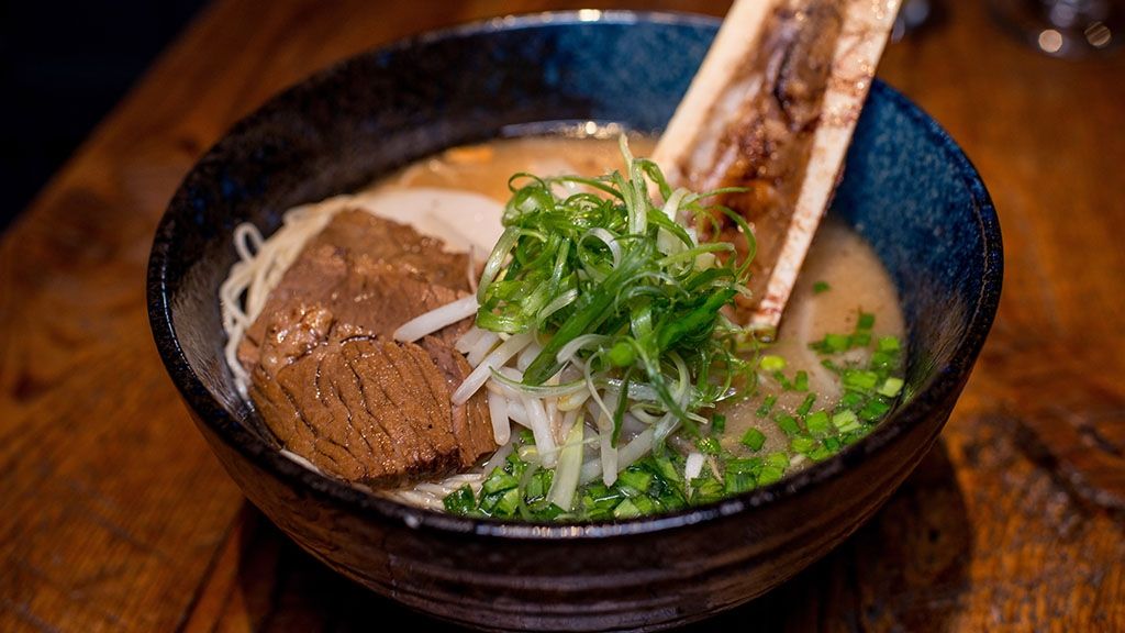 Shinka Ramen x Bowery Beer Garden - Bone Marrow Bao Bun