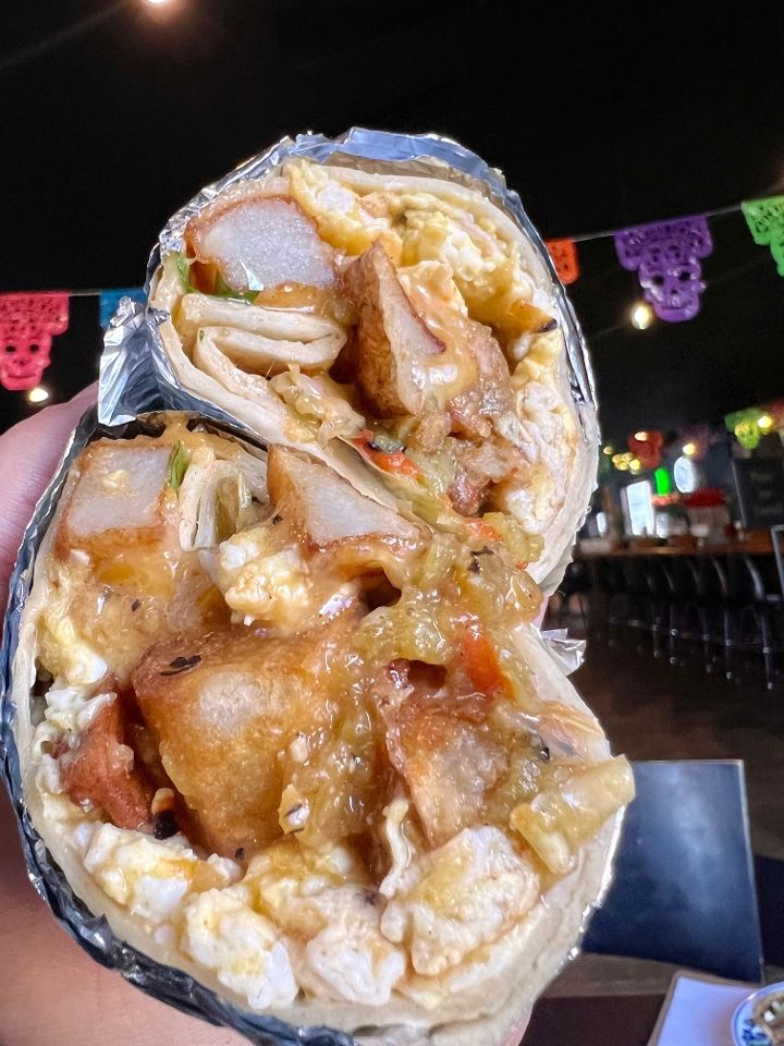 ADOBO RESTAURANT & BAR - CHILE BREAKFAST BURRITO