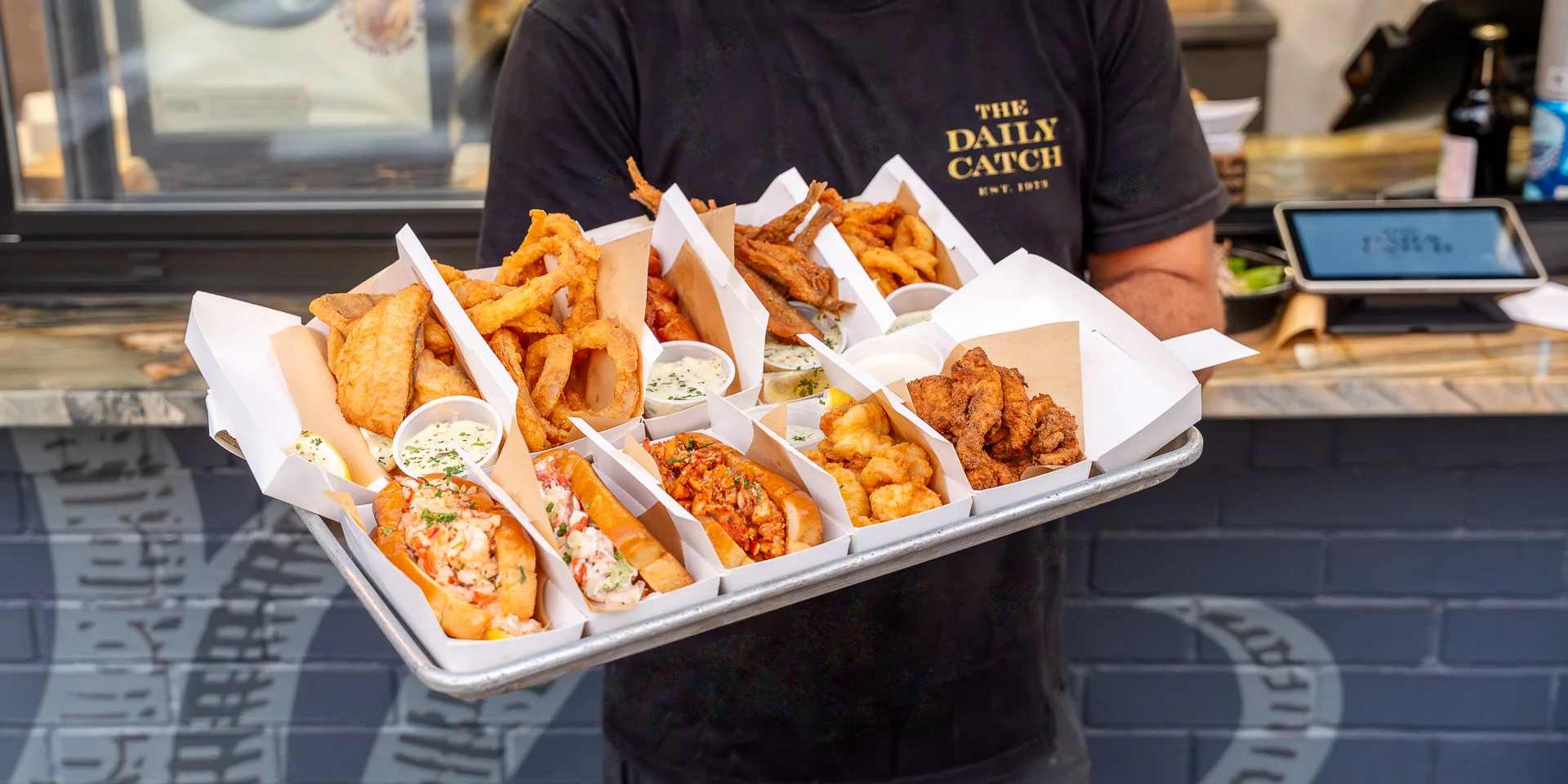 Takeout Window - Lazy Man Lobster Mafalde