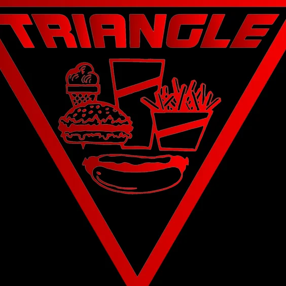 Triangle burger