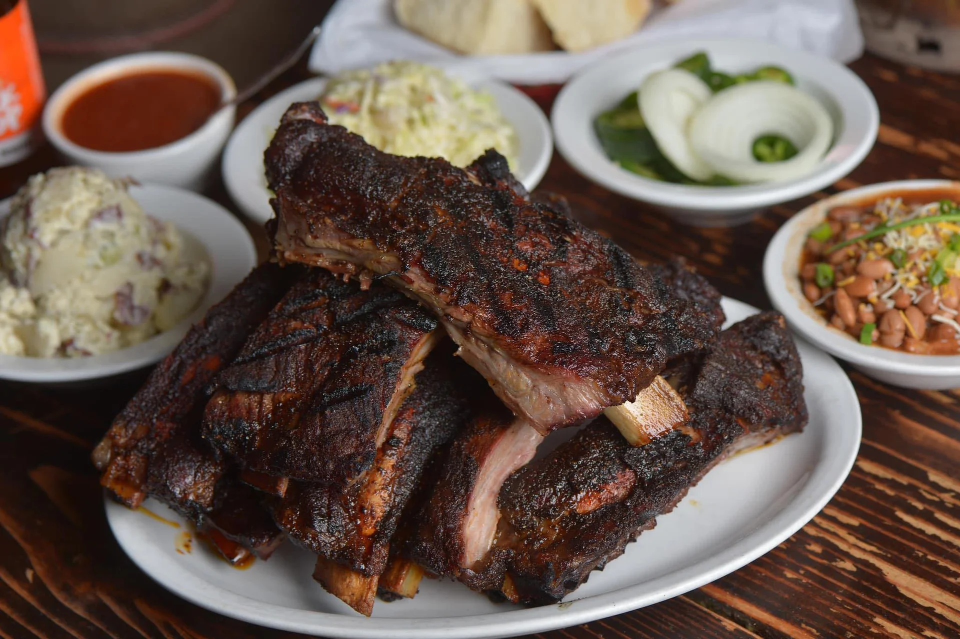 Rib Hut West (UTEP) - Beef Rib Platter