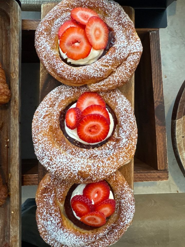 Two Bees Cafe + Patisserie - Passionfruit and Toasted Meringue Tart