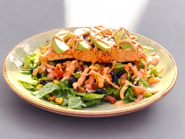 Southwest Salmon Salad | Señor Chile