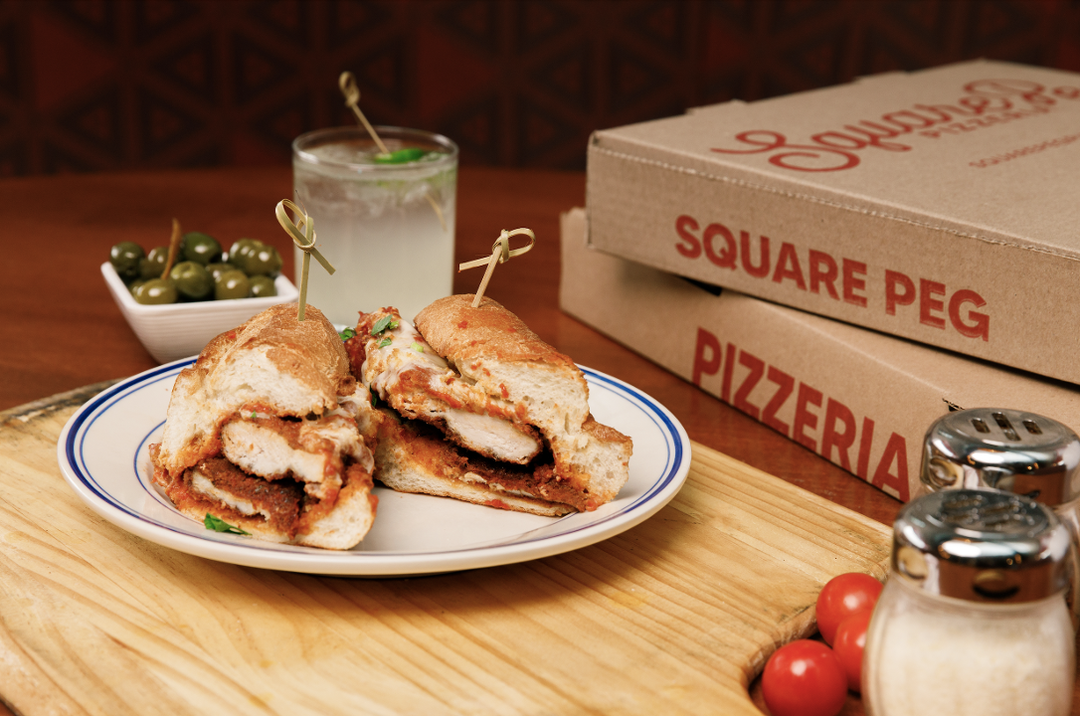 Chicken Parm Sandwich | Square Peg Pizzeria