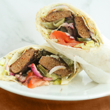 Spicy Turkish Kebab Wrap | Grand Mediterranean