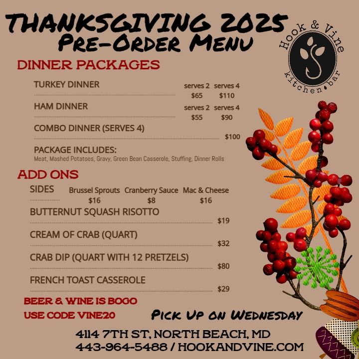 North Beach - 12/17: French Wine Dinner 6:30pm