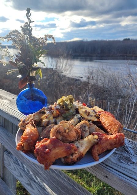 Rex's Riverside Grill - Game Day Nachos and Wings