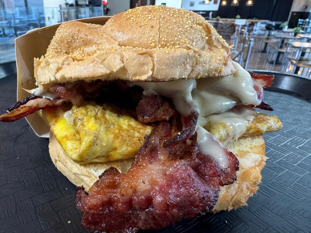 Food Geeks Eatery Monroe NC - Pork Bacon, Egg & Cheese