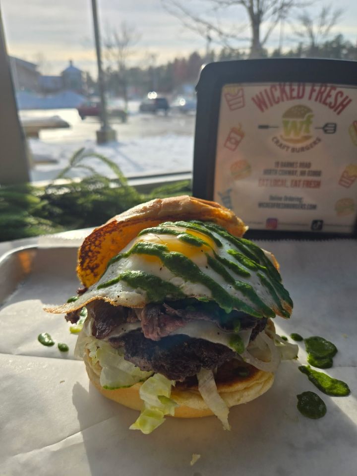 Wicked Fresh Craft Burgers - Wicked Chimi Steak and Egg