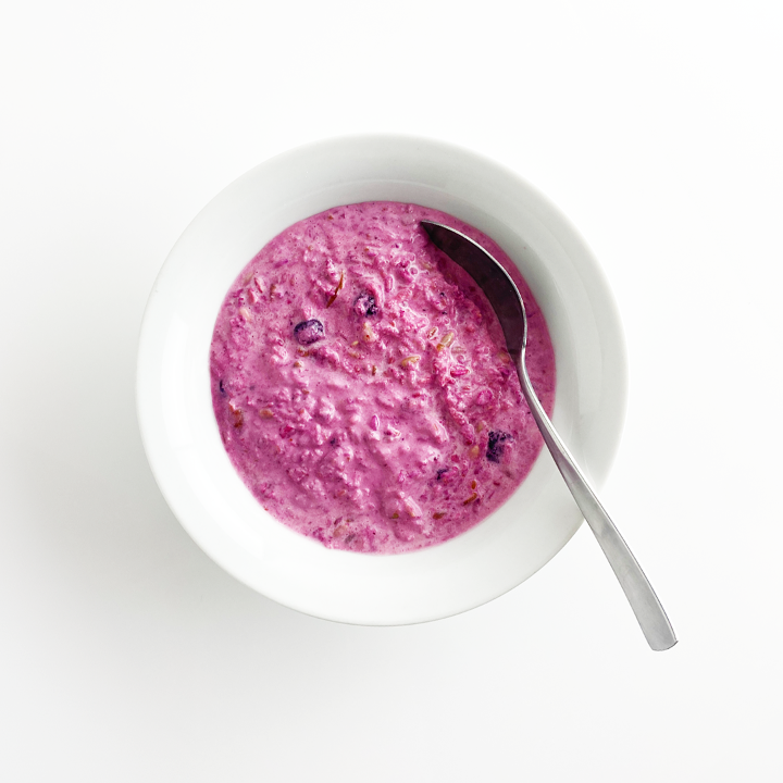 purple raspberry catering